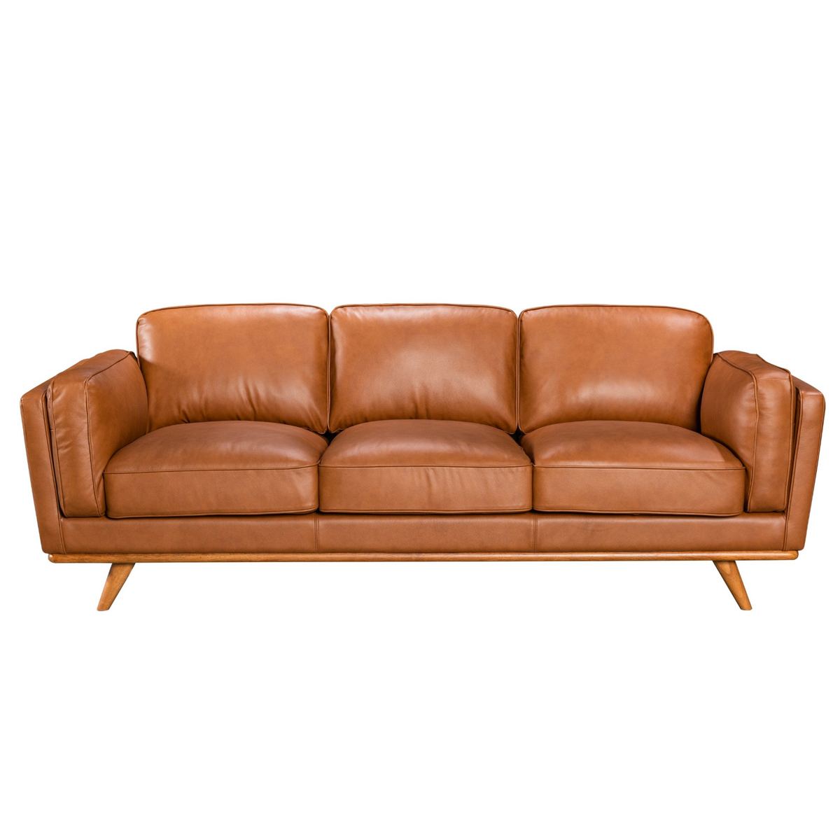 Damien 3 Seater Leather Sofa | Culture Home — Culturehome.com.au