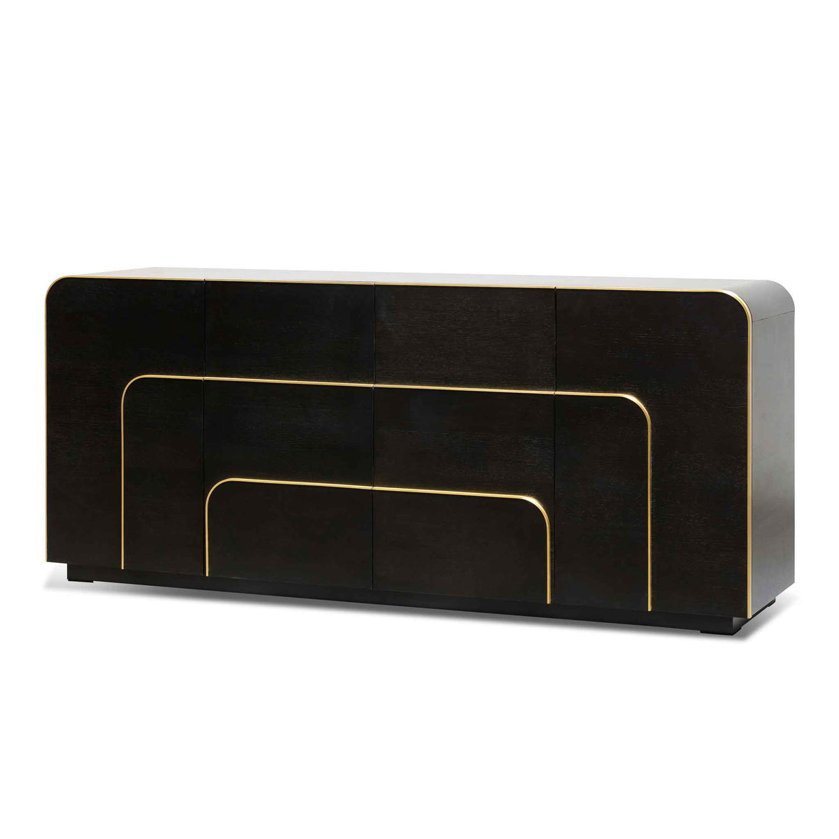 2m Buffet Unit - Textured Espresso Black | Culture Home — Culturehome ...