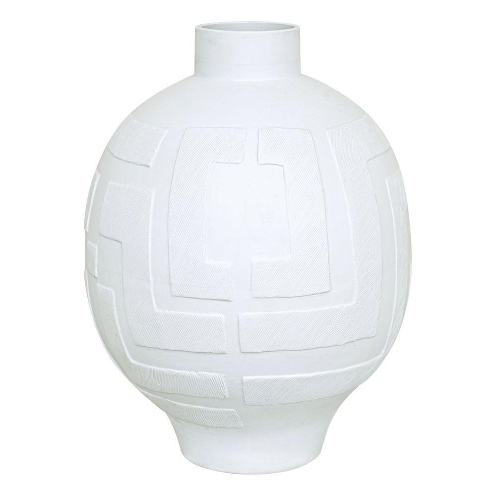 Pandora Greek Key Vase - Large — Culturehome.com.au