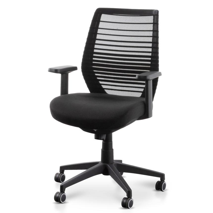 Office Chair - Full Black — Culturehome.com.au